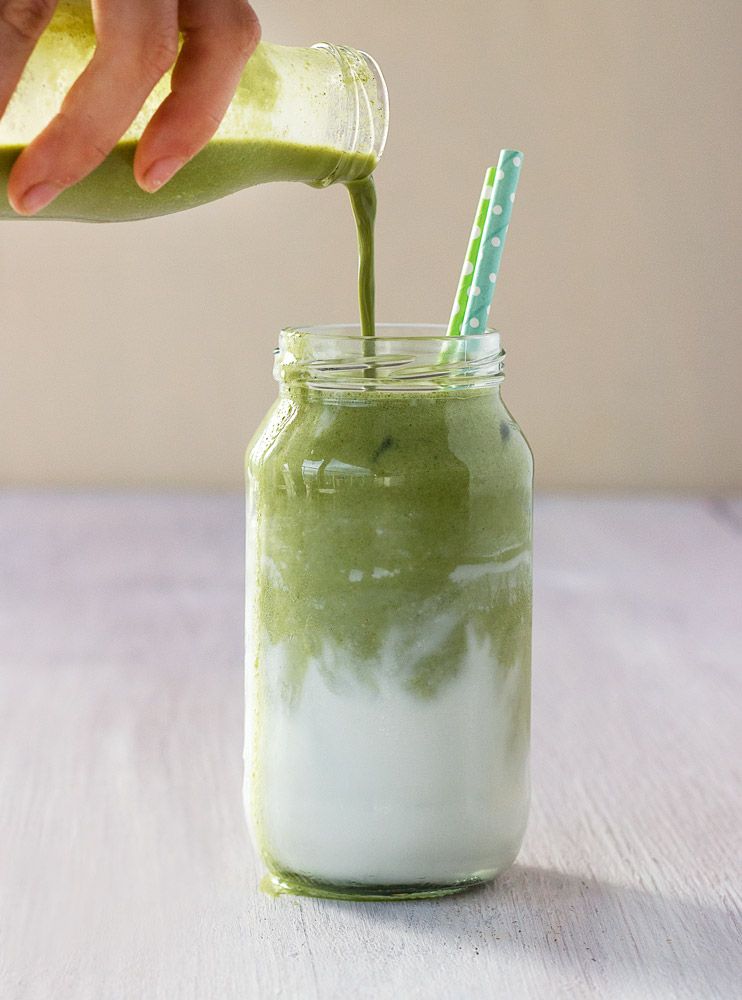 Cách pha Matcha Latte sữa dừa thơm ngon cho buổi sáng